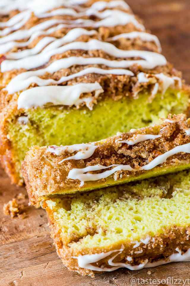 Pistachio Bread Easy Quick Bread Recipe With Cinnamon Streusel And Glaze Pistachio Bread Easy Quick Bread Recipe With Cinnamon Streusel And Glaze