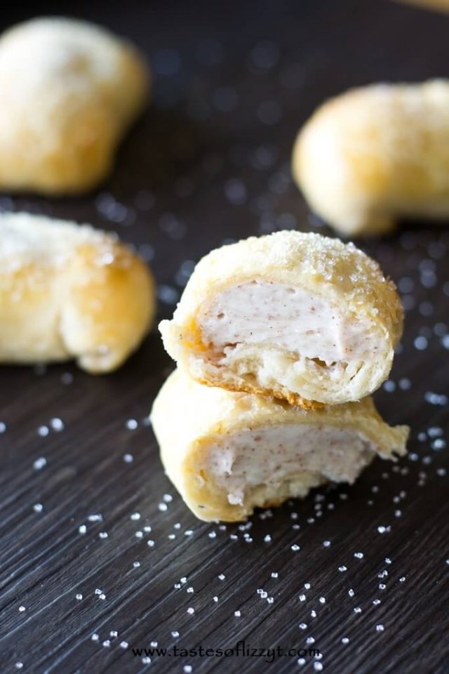 Cinnamon Cream Cheese Pastry Puffs {Easy 5 Ingredient Brunch Recipe}