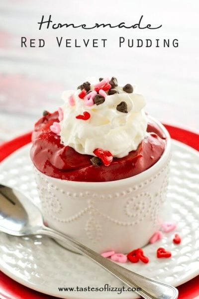 Red Velvet Pudding {Homemade Amish Pudding Mix Recipe}