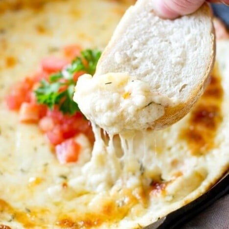 Smoked Mozzarella Fonduta Recipe | Tastes of Lizzy T