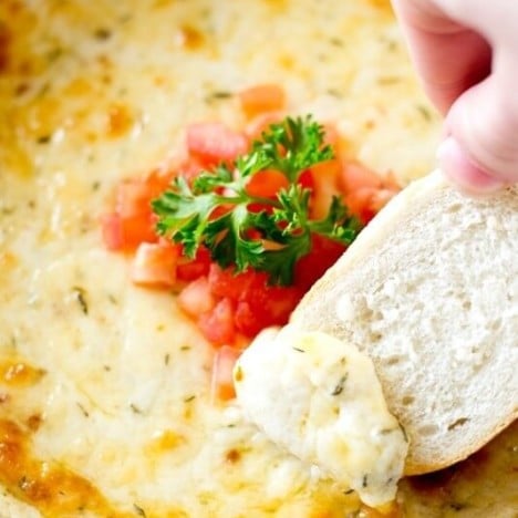 Smoked Mozzarella Fonduta Recipe | Tastes of Lizzy T