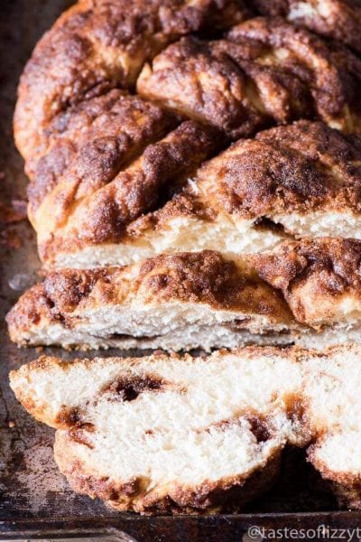 Cinnamon Crunch Braided Bread Recipe {Copycat Better Than Panera Recipe}