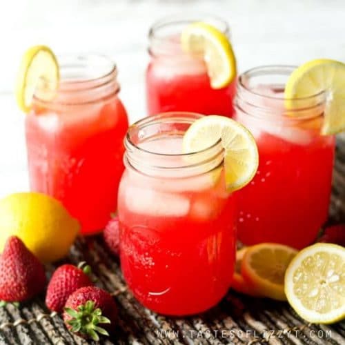 Sparkling Strawberry Punch {Easy Summer Fruit Drink with Jello}