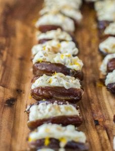 Orange Walnut Stuffed Dates {Easy Snack or Appetizer Recipe Idea}