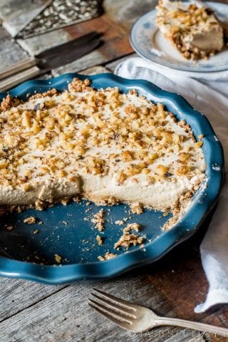 Maple Nut Pie {Easy Unique Homemade Pie Recipe with Maple Syrup}