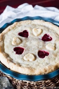 Raspberry Pie {Baked Red Raspberry Pie Recipe} | Tastes of Lizzy T