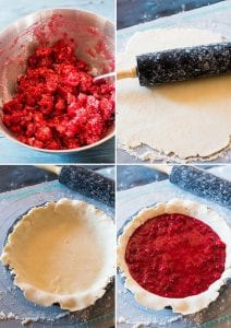 Raspberry Pie {Baked Red Raspberry Pie Recipe} | Tastes of Lizzy T