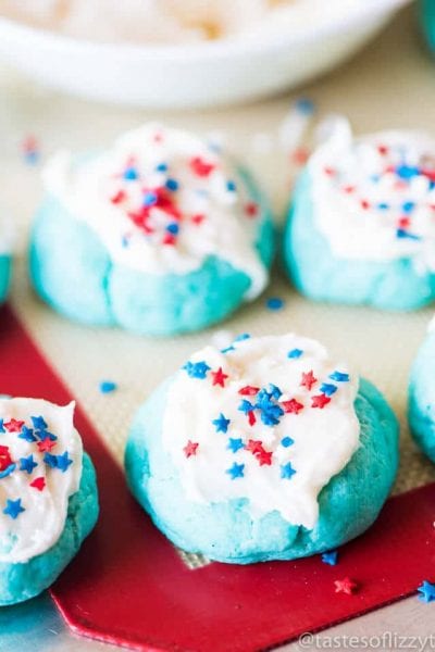 Cake Mix Jello Cookies {Easy Patriotic Dessert Recipe}