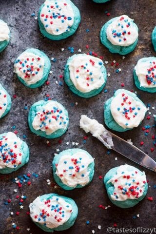 Cake Mix Jello Cookies {Easy Patriotic Dessert Recipe}