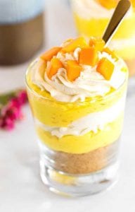 No Bake Mango Cheesecake Trifles {Make in Individual Jars for a Cute ...