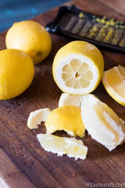 Easy Frozen Lemonade Blended Drink with Fresh Lemons