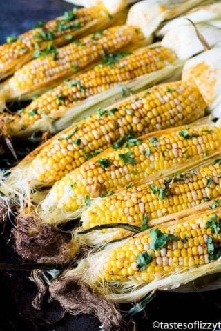 Oven Roasted Corn with Chili Butter Recipe {Summer Side Dish Recipe}