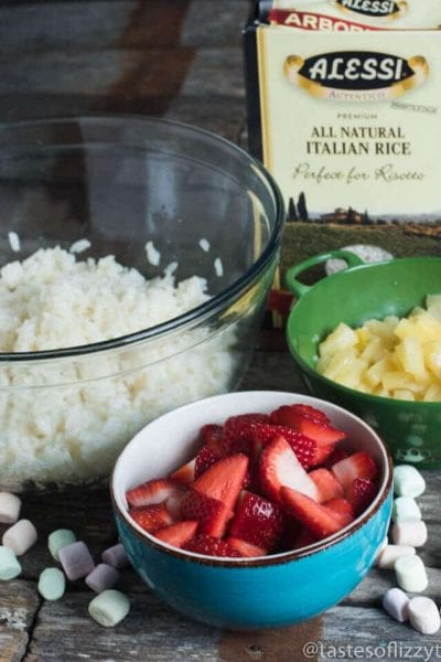 Glorified Rice {Old Fashioned Dessert Recipe with Fruit & Marshmallows}