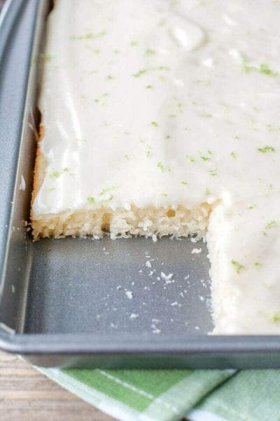 Key Lime Sheet Cake {A Fun and Easy Summer Sheet Cake}