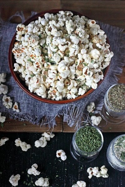 Ranch Popcorn {A Fun Easy Popcorn Snack Recipe}