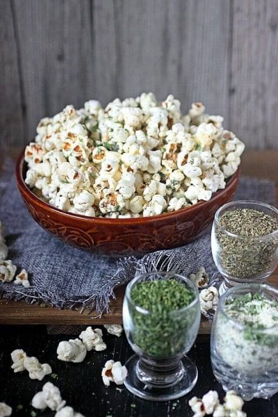 Ranch Popcorn {A Fun Easy Popcorn Snack Recipe}