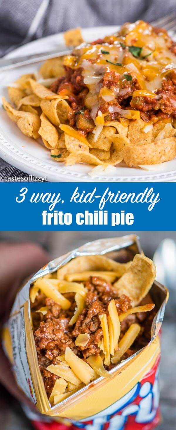 Frito Chili Pie An Easy Beef Dinner Or Lunch Recipe Served 3 Ways