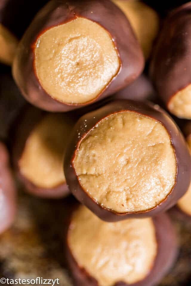 How to Make Buckeyes {Hints and Tricks for Dipping Homemade Candy}