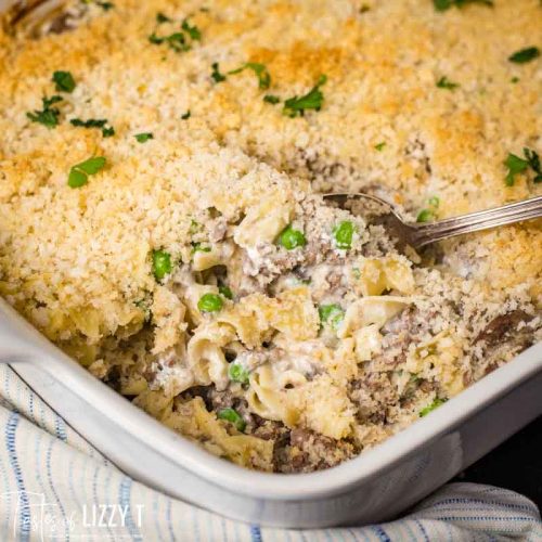Amish Yumasetti Casserole {Ground Beef Noodle Casserole Recipe}