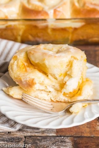 Orange Rolls Recipe {Glazed Sweet Rolls with Orange Marmalade}