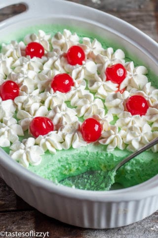 7UP Lime Jello Salad Recipe {Easy Fruit Salad with Pineapple}
