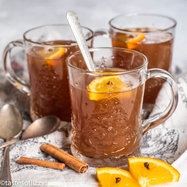 Russian Tea Recipe {Slow Cooker Hot Drink} | Tastes of Lizzy T