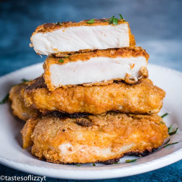 Fried Pork Chops Recipe | Tastes of Lizzy T