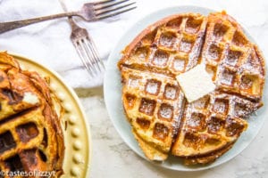 French Toast Waffles Recipe | Meal Prep Breakfast Idea {Freezer Waffles}