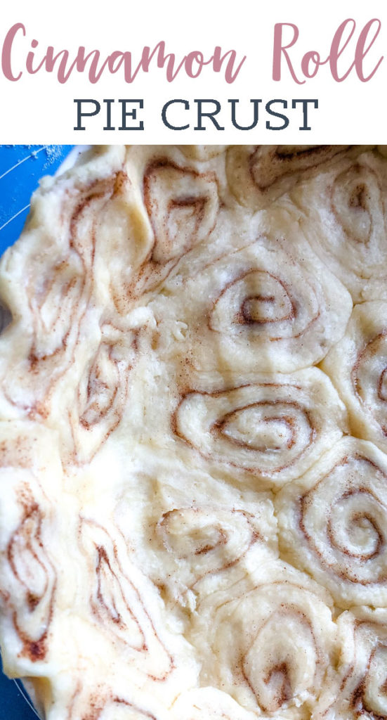 Cinnamon Roll Pie Crust Recipe {Easy Flaky Pie Crust with Cinnamon}