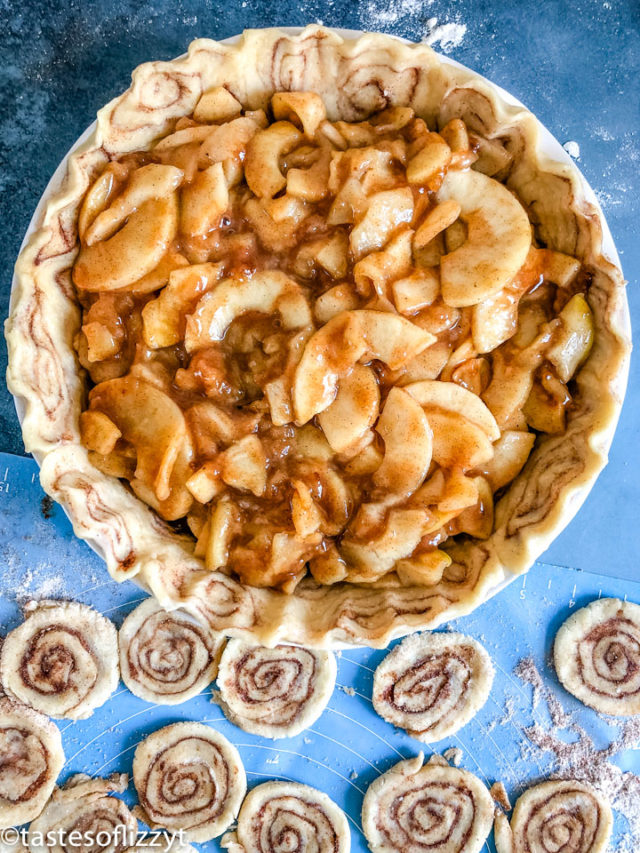 Cinnamon Roll Pie Crust Recipe {Easy Flaky Pie Crust with Cinnamon}