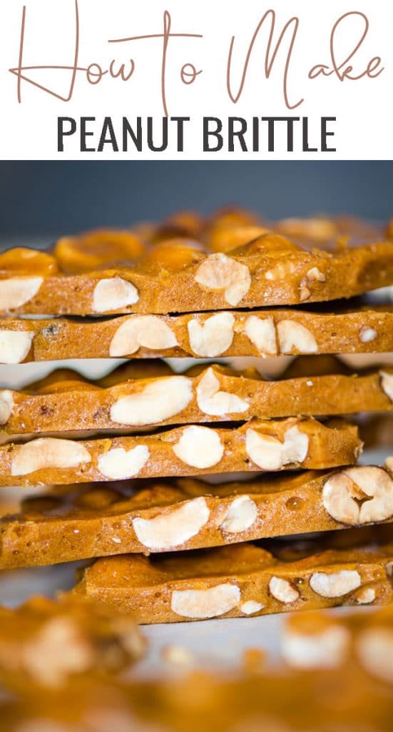 Peanut Brittle Recipe {How to Make Easy Peanut Brittle}