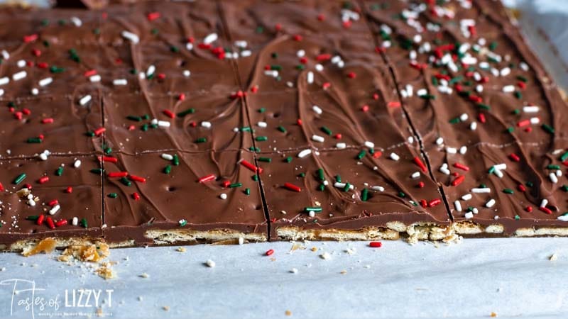 Saltine Cracker Candy Recipe {Easy Saltine Toffee AKA Christmas Crack}