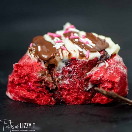 Raspberry Sweet Rolls Recipe with Frosting | Tastes of Lizzy T