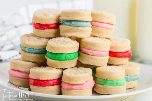 Cream Wafer Sandwich Cookies - Vintage Recipe | Tastes of Lizzy T
