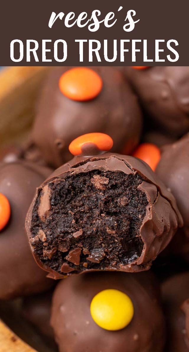 Reese's Peanut Butter Oreo Truffles Recipe | Tastes of Lizzy T