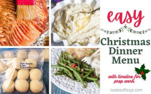 Traditional Christmas Dinner Menu {+ Timeline} | Tastes of Lizzy T