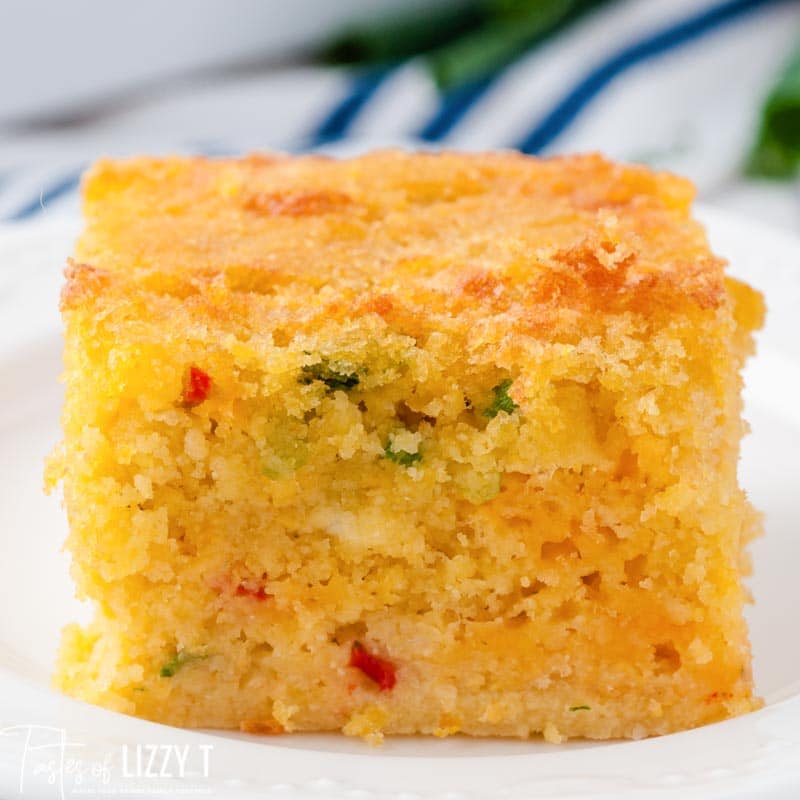 Mexican Cornbread with Cheese and Peppers | Tastes of Lizzy T