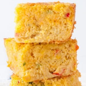 Mexican Cornbread with Cheese and Peppers | Tastes of Lizzy T