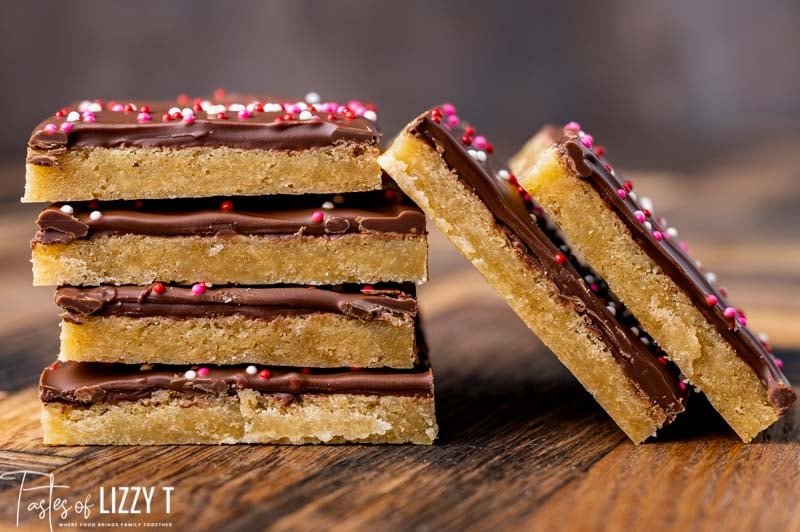 Hershey Brown Sugar Shortbread Bars | Tastes of Lizzy T