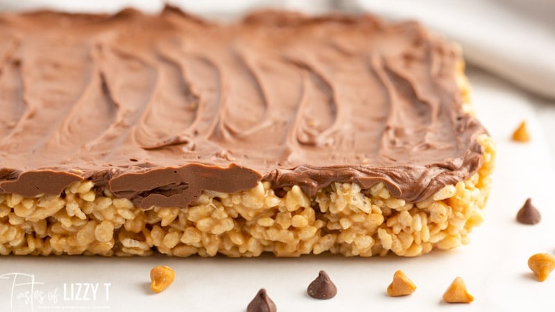 Rice Krispie Scotcheroos Recipe | Tastes of Lizzy T