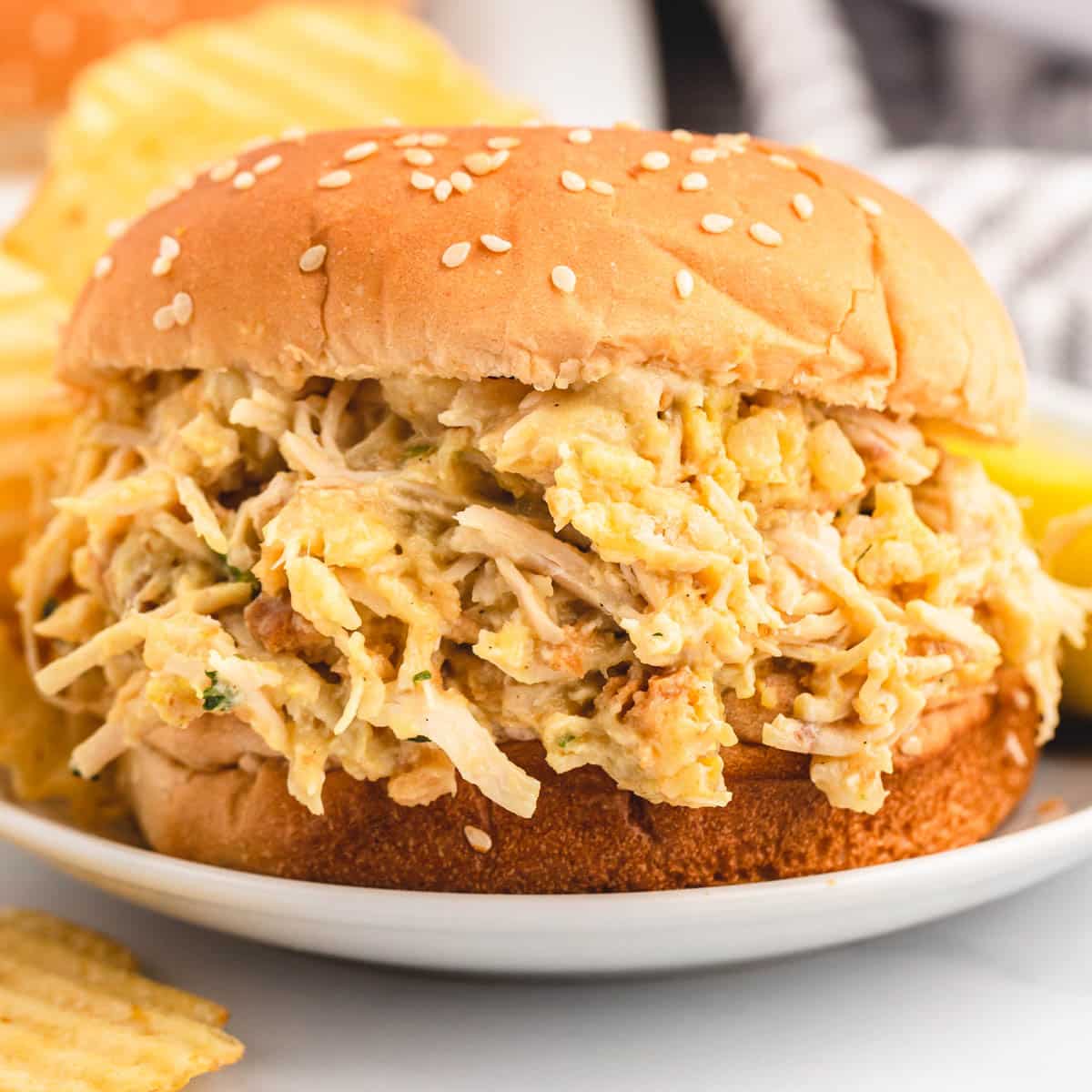 Ohio Shredded Chicken Sandwiches | Tastes of Lizzy T