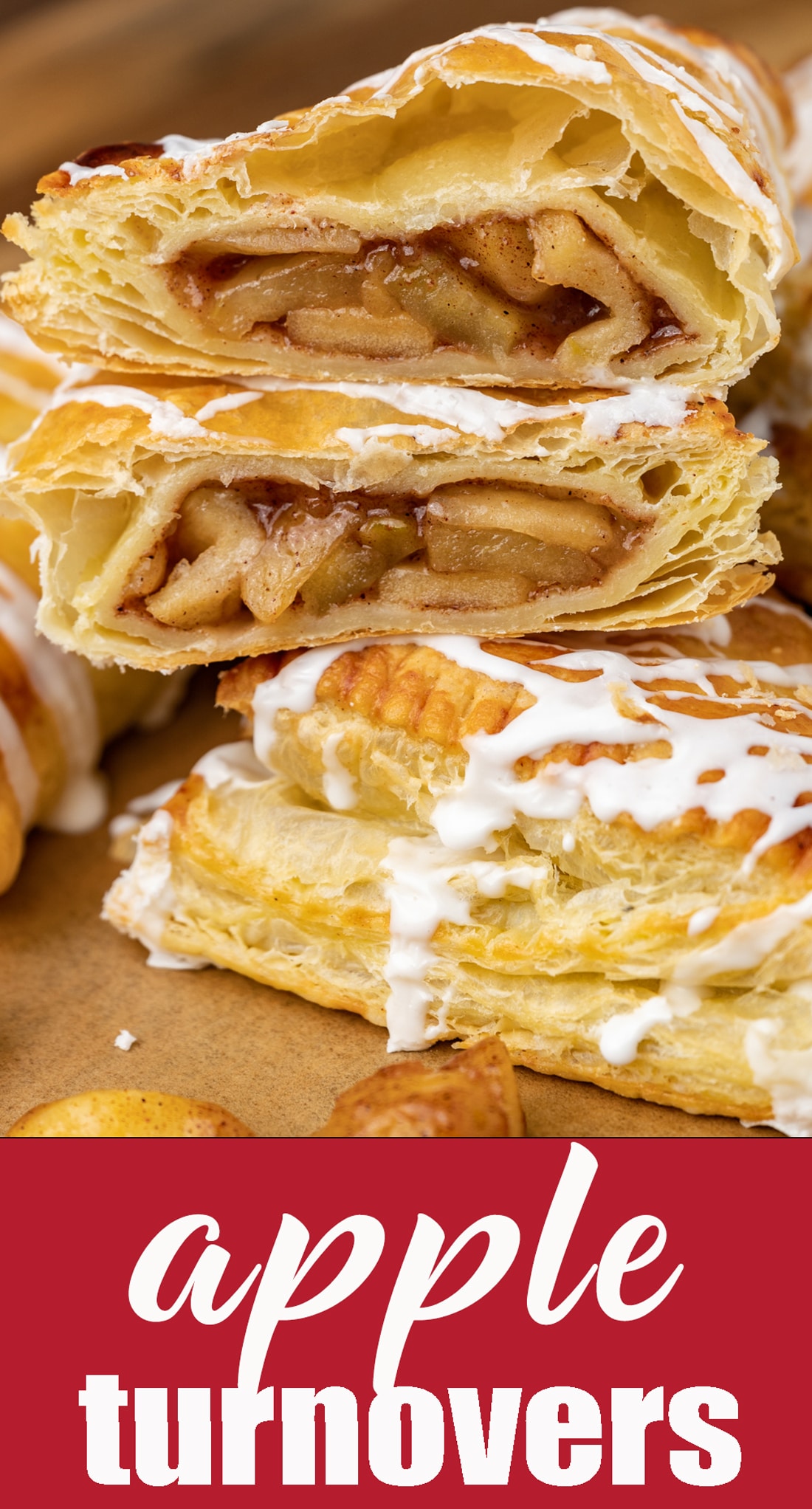 Glazed Apple Turnovers with Puff Pastry | Tastes of Lizzy T