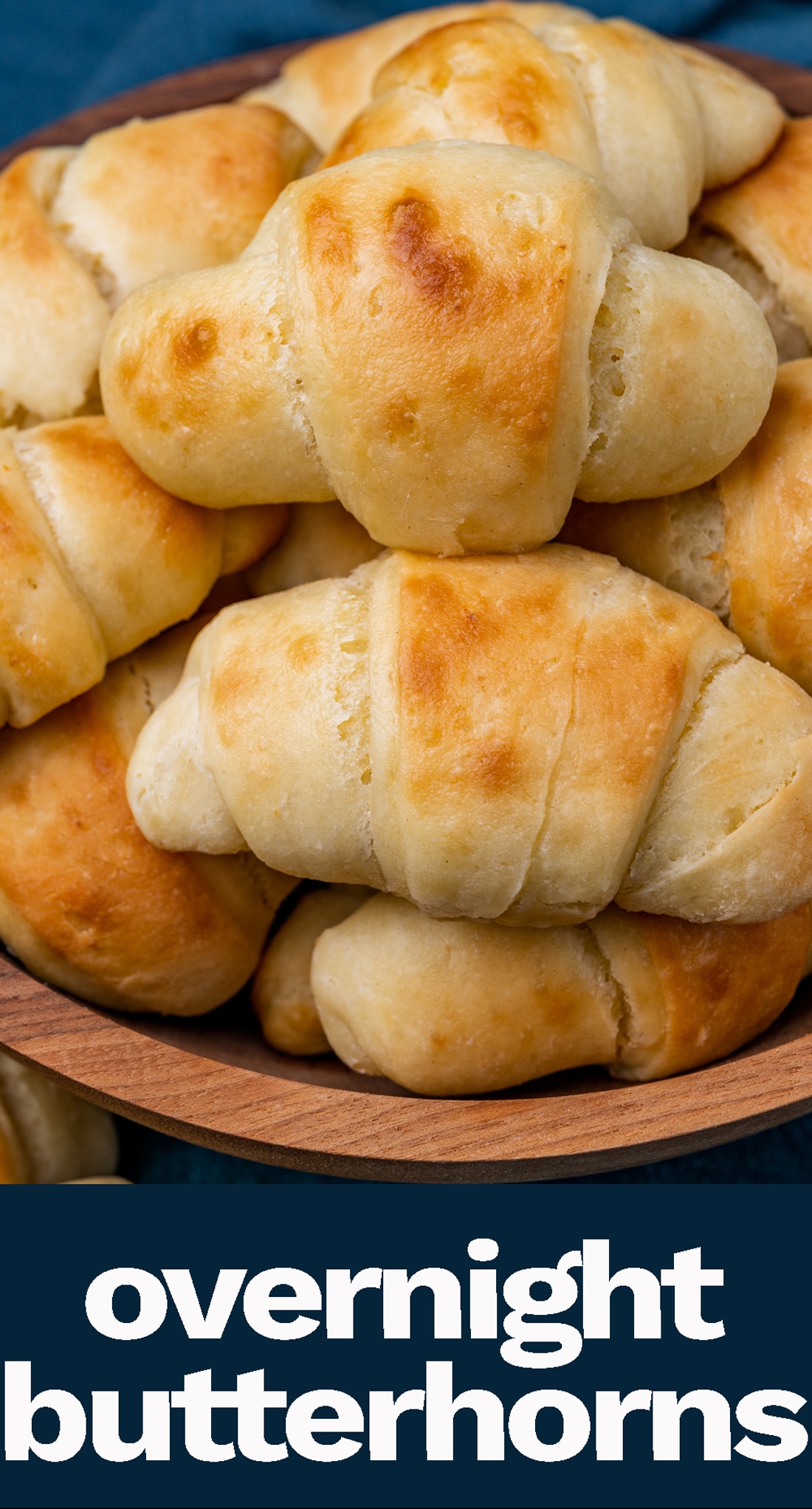 Butterhorn Dinner Rolls {No Knead Overnight Rolls} | Tastes of Lizzy T