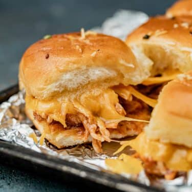 BBQ Chicken Sliders Recipe | Tastes of Lizzy T
