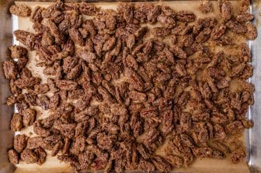 Cinnamon Sugar Roasted Pecans - Tastes of Lizzy T