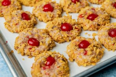 Cherry Wink Cookies - Tastes of Lizzy T
