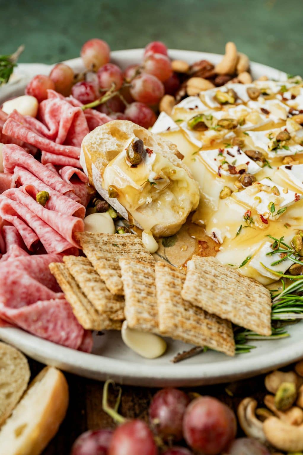 Baked Brie with Honey Recipe - Tastes of Lizzy T