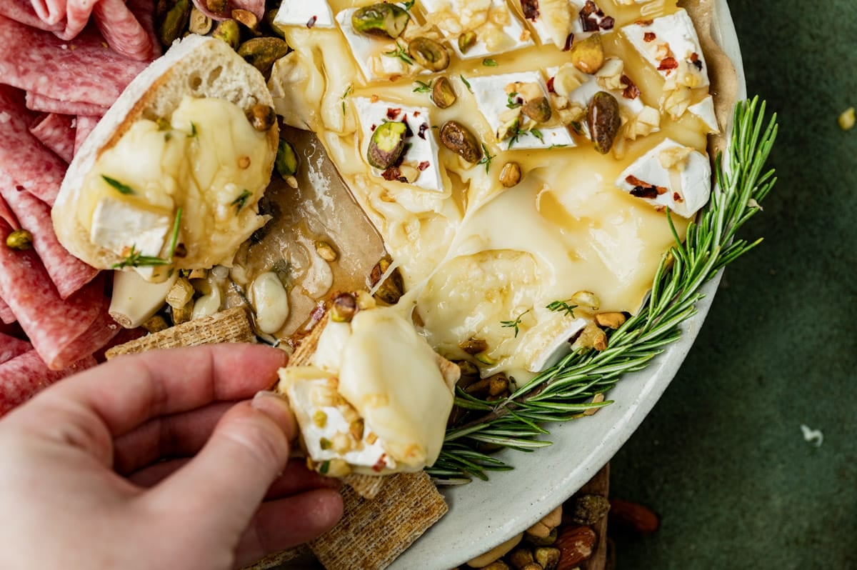 Baked Brie With Honey Recipe Tastes Of Lizzy T