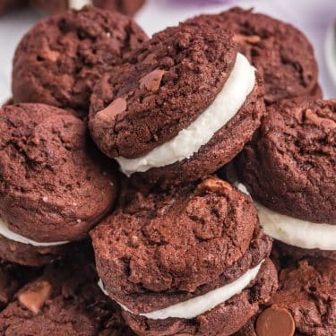 Chocolate Sandwich Cookies Recipe | Tastes of Lizzy T