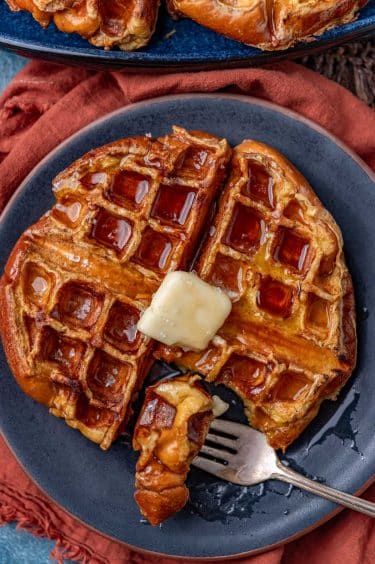 French Toast Waffles Recipe | Tastes of Lizzy T